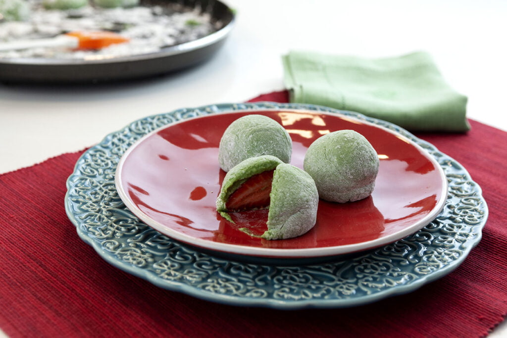 Mochi de chá verde - Lucilia Diniz
